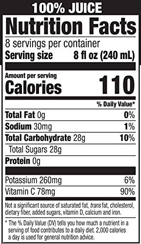 Amazon Brand - Happy Belly 100% Apple Juice, Bottle, 64 fl oz (Pack of 1)