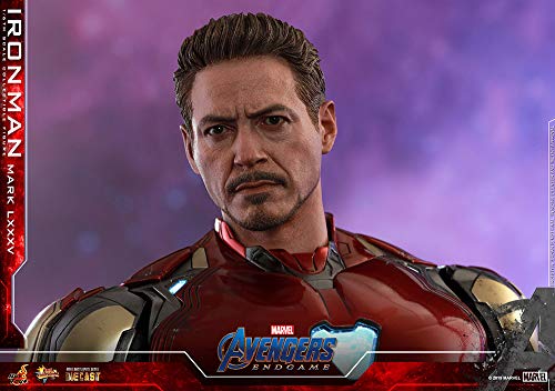 Hot Toys Marvel: Avengers Endgame - Iron Man Mark LXXXV 1:6 Scale Figures, Multicolor, HT904599