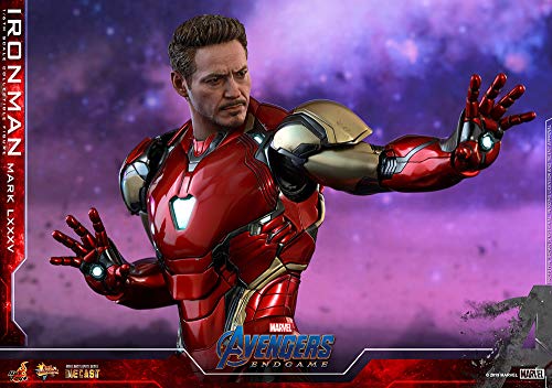 Hot Toys Marvel: Avengers Endgame - Iron Man Mark LXXXV 1:6 Scale Figures, Multicolor, HT904599