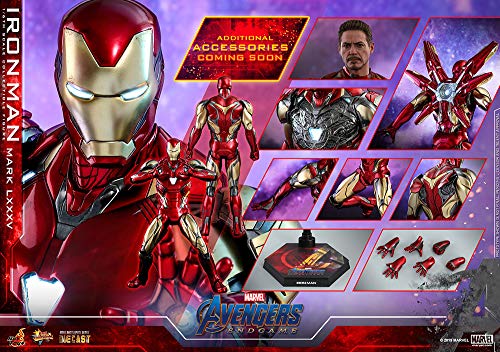 Hot Toys Marvel: Avengers Endgame - Iron Man Mark LXXXV 1:6 Scale Figures, Multicolor, HT904599