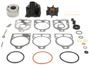 water pump kit fits mercruiser alpha one/mercury 2-stroke outboards replaces 46-96148q8 18-3517