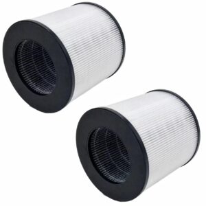 slirceods kj150/sy910 filter（2pack）,compatible with cwxwei sy910 air purifier&druiap kj150 filter replacement,part # af3001 (only compatible with kj150 black+white air purifier) not kj80