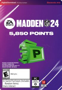 madden nfl 24 5850 point pack - origin pc [online game code]