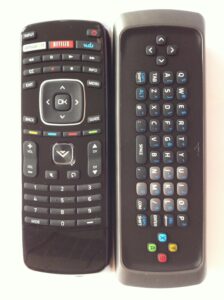 with vudo netflix amazon key-new vizio true original xrv1tv internet dual side keyboard qwerty remote control with vudo netflix amazon key