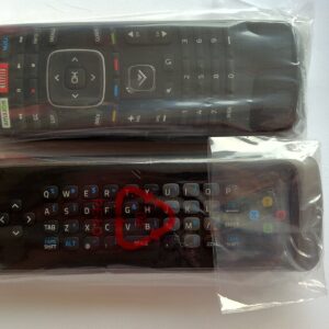 with Vudo Netflix Amazon Key-New Vizio True Original XRV1TV Internet Dual Side Keyboard QWERTY Remote Control with Vudo Netflix Amazon Key