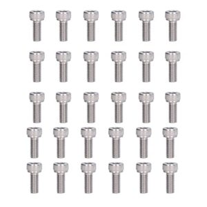 orenic 30pcs socket cap screw m5 a2‑70 metal connection part set kit, stainless steel socket head cap screws, hex socket head cap screws(m5*12)