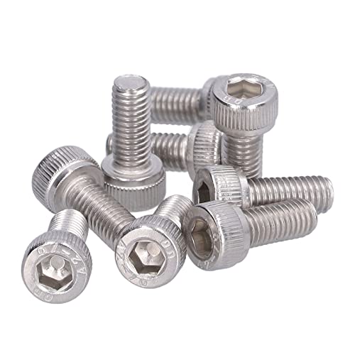 Orenic 30Pcs Socket Cap Screw M5 A2‑70 Metal Connection Part Set Kit, Stainless Steel Socket Head Cap Screws, Hex Socket Head Cap Screws(M5*12)