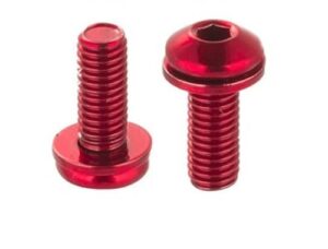 mdingbao-socket cap screws bolts holder screws hex socket screws colorful alloy steel m5*12 holder bolt accessories, 4pcs, strong wear resistant (color : red)