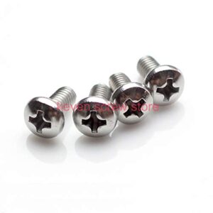 50pcs/lot gb818 m5x12 mm m5*12 mm 304 stainless steel phillips cross recessed pan head screw