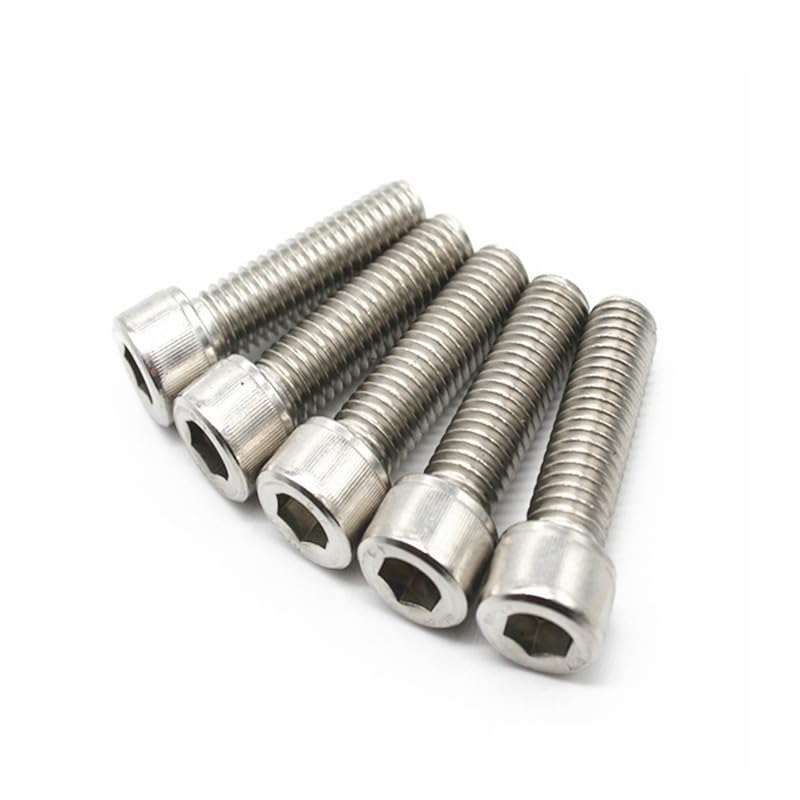 10pcs 304 Stainless Steel Cylindrical Head Hexagon Socket Screws Cup Head Hexagon Socket Screws Bolts Hexagon Socket Screws (Size : M5*12)