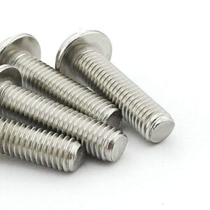 304 Stainless Steel Round Head Screws with Washers M5*12 6Pcs/lot