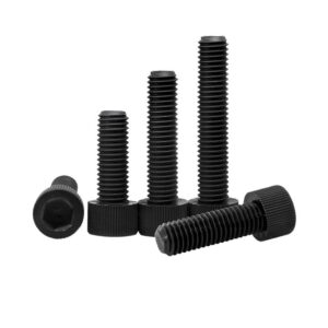 hexagon socket screws 10pcs black nylon hex socket screws cylindrical head plastic glue insulated machine screws cup head hexagon socket bolts (size : m5*12)