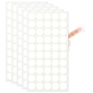 egino 400 pcs double sided sticker dots removable waterproof sticky putty transparent sticky tack small stickers for diy festival decoration home office party