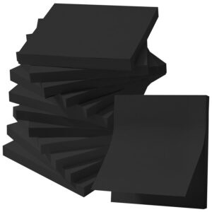 Mr. Pen- Sticky Notes, 12 Pads, Sticky Notes 3"x3", Black Sticky Notes, Sticky Notes, Sticky Note Pads, Stick Notes, Sticky Pad, Pack, 3x3 Sticky Notes, Sticky Notes Bulk