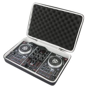 khanka hard travel case replacement for hercules dj 200 / numark party mix portable usb controller