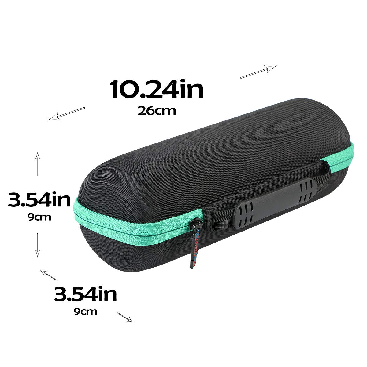 Khanka Hard Travel Case Replacement for JBL FLIP5 Flip 5 / Flip 6 Waterproof Portable Bluetooth Speaker (Teal)