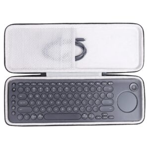 khanka hard travel case replacement for logitech k600 tv wireless keyboard