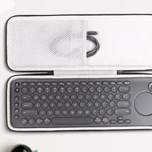 khanka Hard Travel Case Replacement for Logitech K600 TV Wireless Keyboard