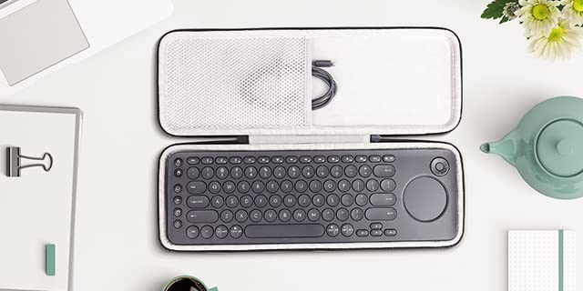 khanka Hard Travel Case Replacement for Logitech K600 TV Wireless Keyboard