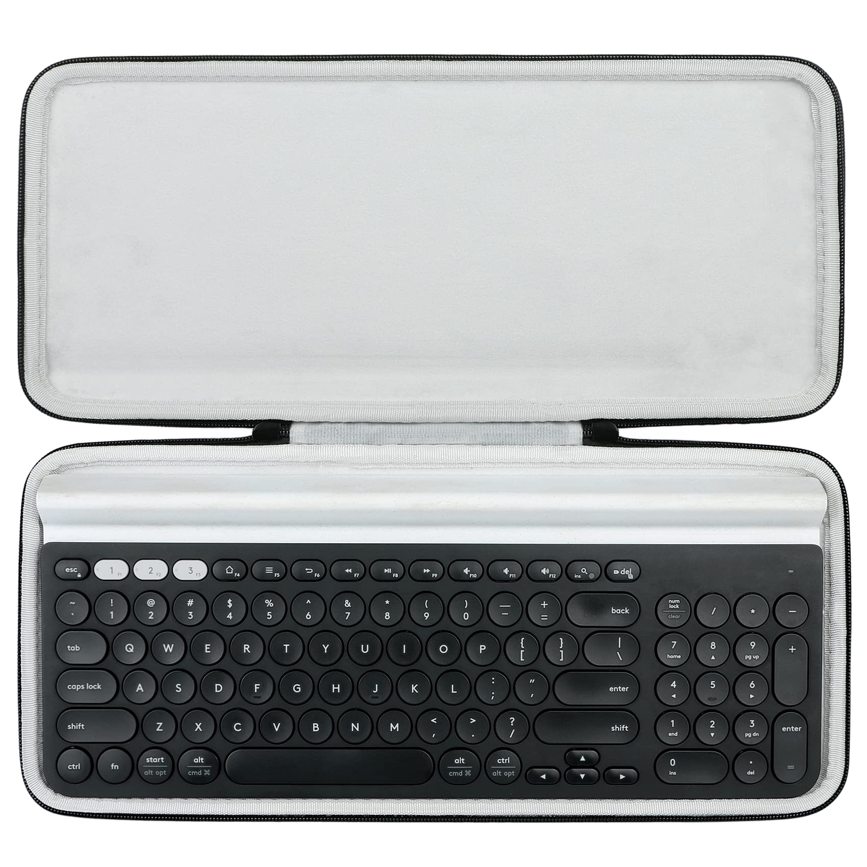 Khanka Hard Travel Case Replacement for Logitech K780 Multi-Device Wireless Keyboard