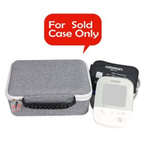 Khanka Hard Travel Case Replacement for OMRON Silver Blood Pressure Monitor Blood Pressure Machine BP5250, Case Only