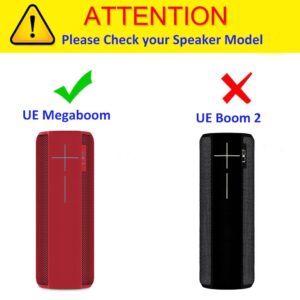 khanka Hard Travel Case Replacement for UE MEGABOOM Portable Waterproof & Shockproof Bluetooth Speaker