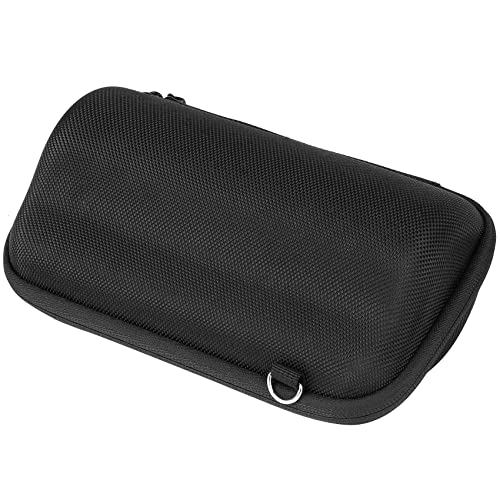 Khanka Hard Travel Case + Silicone Case Replacement for JBL Flip 6 Waterproof Portable Bluetooth Speaker (black)