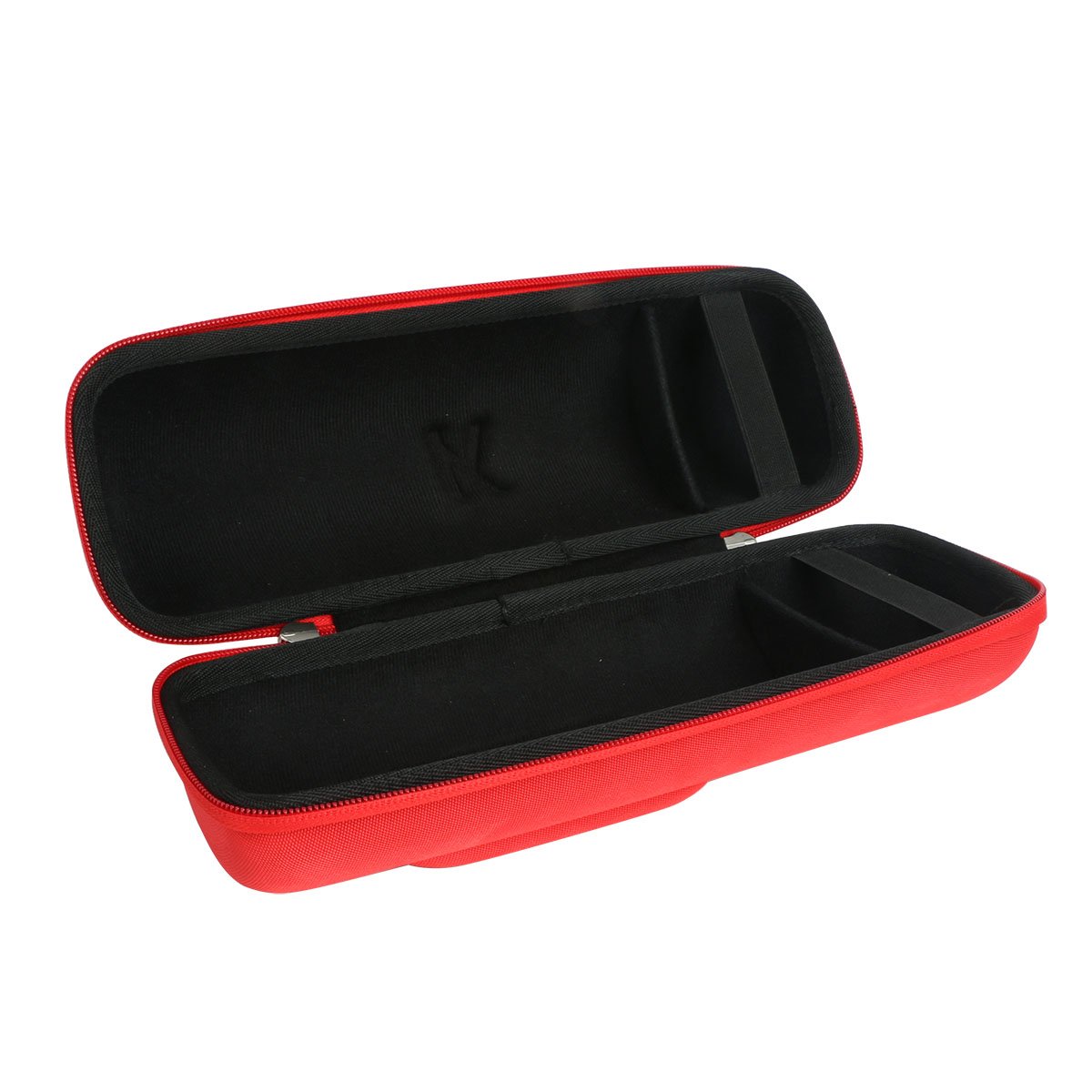 Khanka Hard Travel Case Replacement for JBL Charge 3 Waterproof Portable Wireless Bluetooth Speaker. Extra Room for Charger and USB Cable (red)