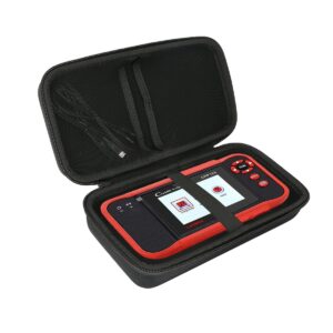 khanka hard travel case replacement for launch crp129 crp123 obd2 eng/at/abs/srs epb sas oil black