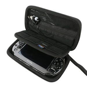 khanka hard travel case replacement for sony psvita ps vita 1000 and psvita slim (psv 2000)/psp playstation 3000 video console