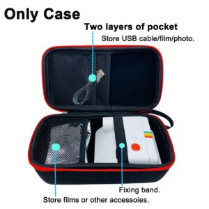 RAWECUD Hard Carrying Case for Polaroid Go Instant Mini Camera (9035), Travel Storage Box for Polaroid Go Camera and Film Accessories (Case Only) (Black)