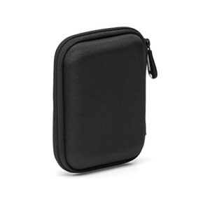 Amazon Basics Small Hard Shell Carrying Case For My Passport Essential External Hard Drive 1 Pack, Black