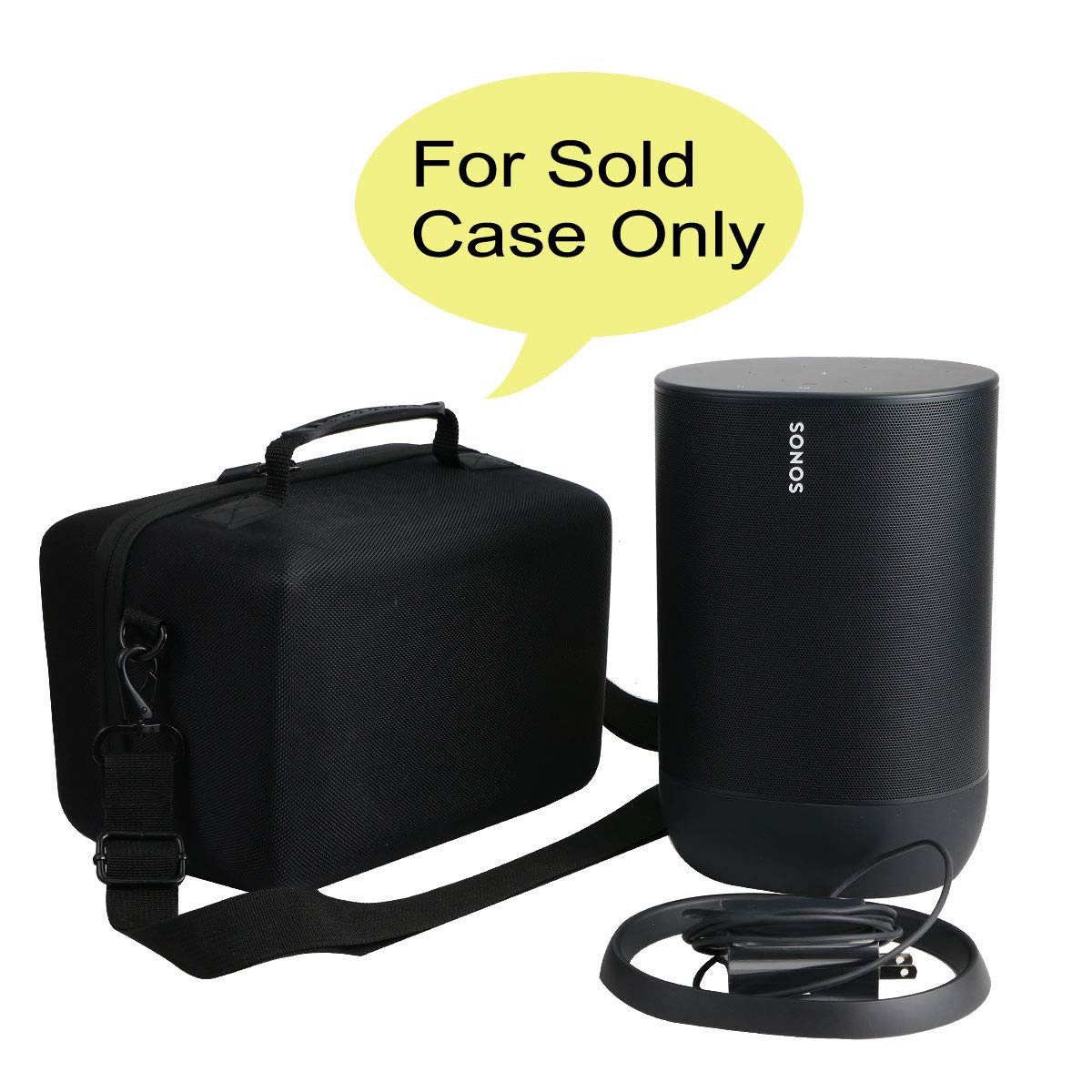 co2CREA Hard Travel Case Replacement for Sonos Move 2 / Sonos Move Bluetooth Speaker (Sonos Move Speaker and Charging Dock Case)