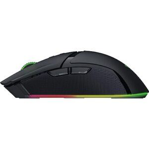 Razer Cobra Pro Wireless Gaming Mouse: 10 Customizable Controls - Chroma RGB Lighting - 30K Optical Sensor - Gen-3 Switches - 2.4GHz, Bluetooth & USB Type C - Up to 170 Hr Battery - Black