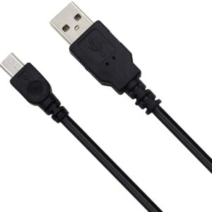 PPJ USB Data Sync Cable Power Cord Adapter for Nintendo WII U PRO Game Remote Controller