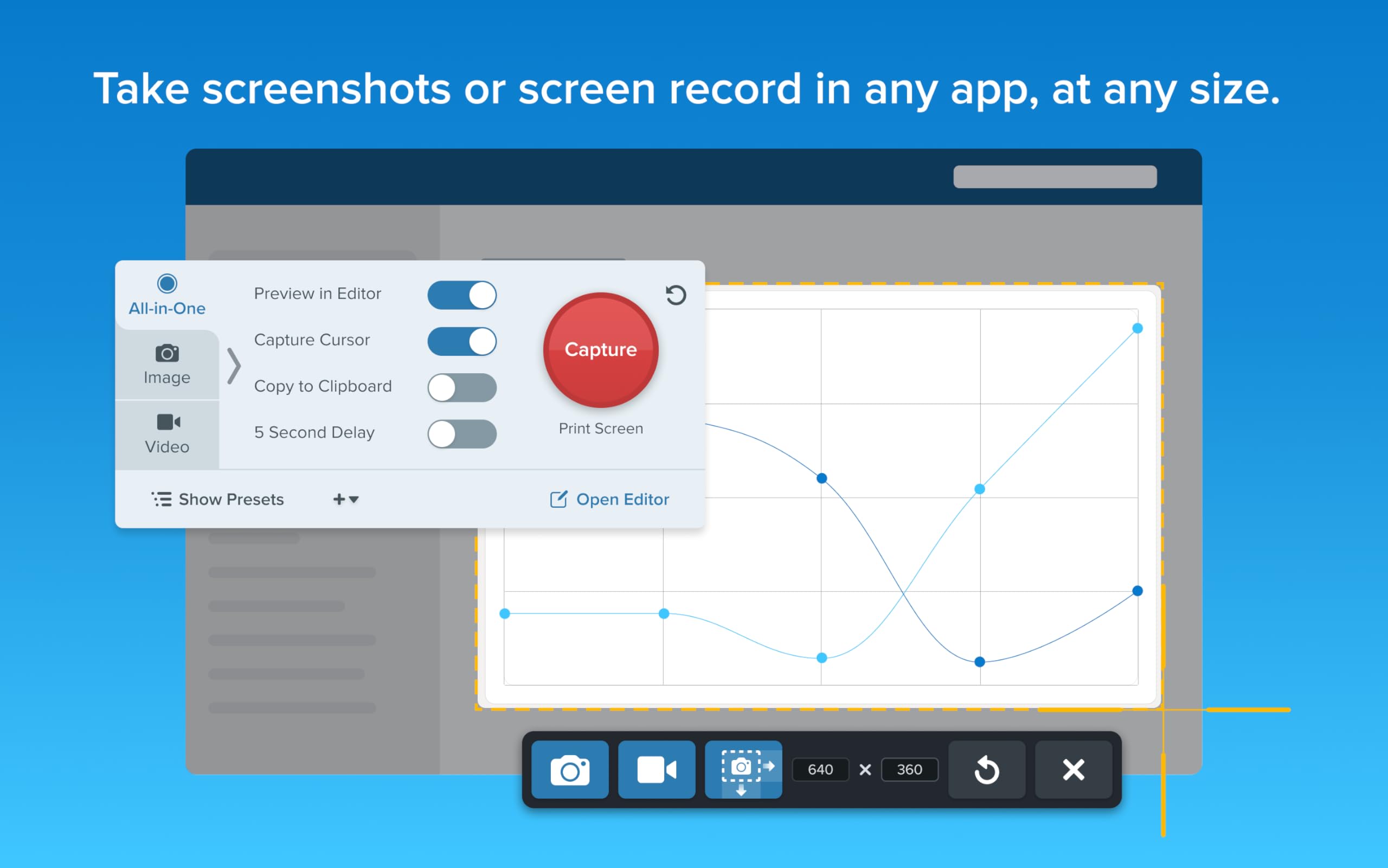 Snagit 2024 - Screen Capture & Image Editor [PC/Mac Online Code]