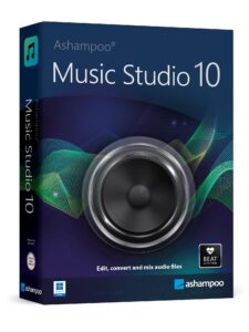 music studio 10 - music software to edit, convert and mix audio files - eight music programs in one for windows 11, 10