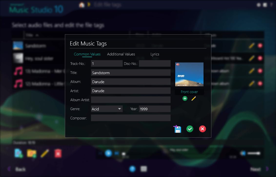 Music Studio 10 - Music software to edit, convert and mix audio files - Eight music programs in one for Windows 11, 10