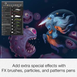 Corel Painter Essentials 8 | Beginner Digital Painting Software | Amazon Exclusive Brush Pack Bundle [PC Download]