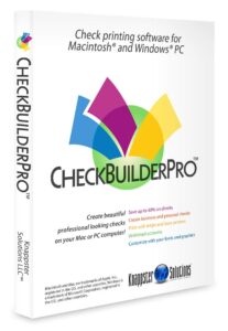 checkbuilderpro - windows & mac check printing software