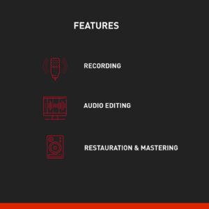 SOUND FORGE Audio Studio 17 - The multi-talent for recording, audio editing, restoration & mastering | audio editing software | music production | for Windows 10/11 PC | 1 PC license