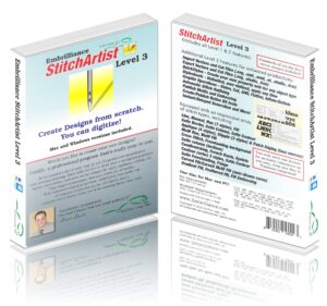 embrilliance stitchartist level 3 digitizing embroidery software for mac & pc