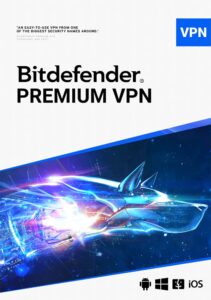 bitdefender premium vpn | 10 device | 1 year [pc/mac online code]