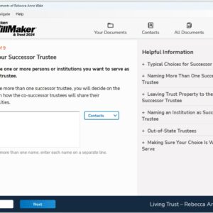 Quicken WillMaker & Trust 2024 - Windows - Estate Planning Software Includes Will, Living Trust, Health Care Directive, Financial, Power of Attorney - Legally Binding [PC Online code]