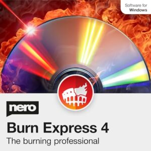 nero burn express 4 | cd/dvd burning copying software| backup | rip | 1 pc | windows 11 / 10 / 8 / 7