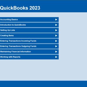 Professor Teaches QuickBooks 2023 Tutorial Set - Interactive Training for Intuit’s Quickbooks versions 2023, 2022 and 2021, Accounting Fundamentals and Business planning