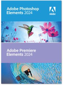 adobe photoshop elements 2024 and premiere elements 2024 | box with download code