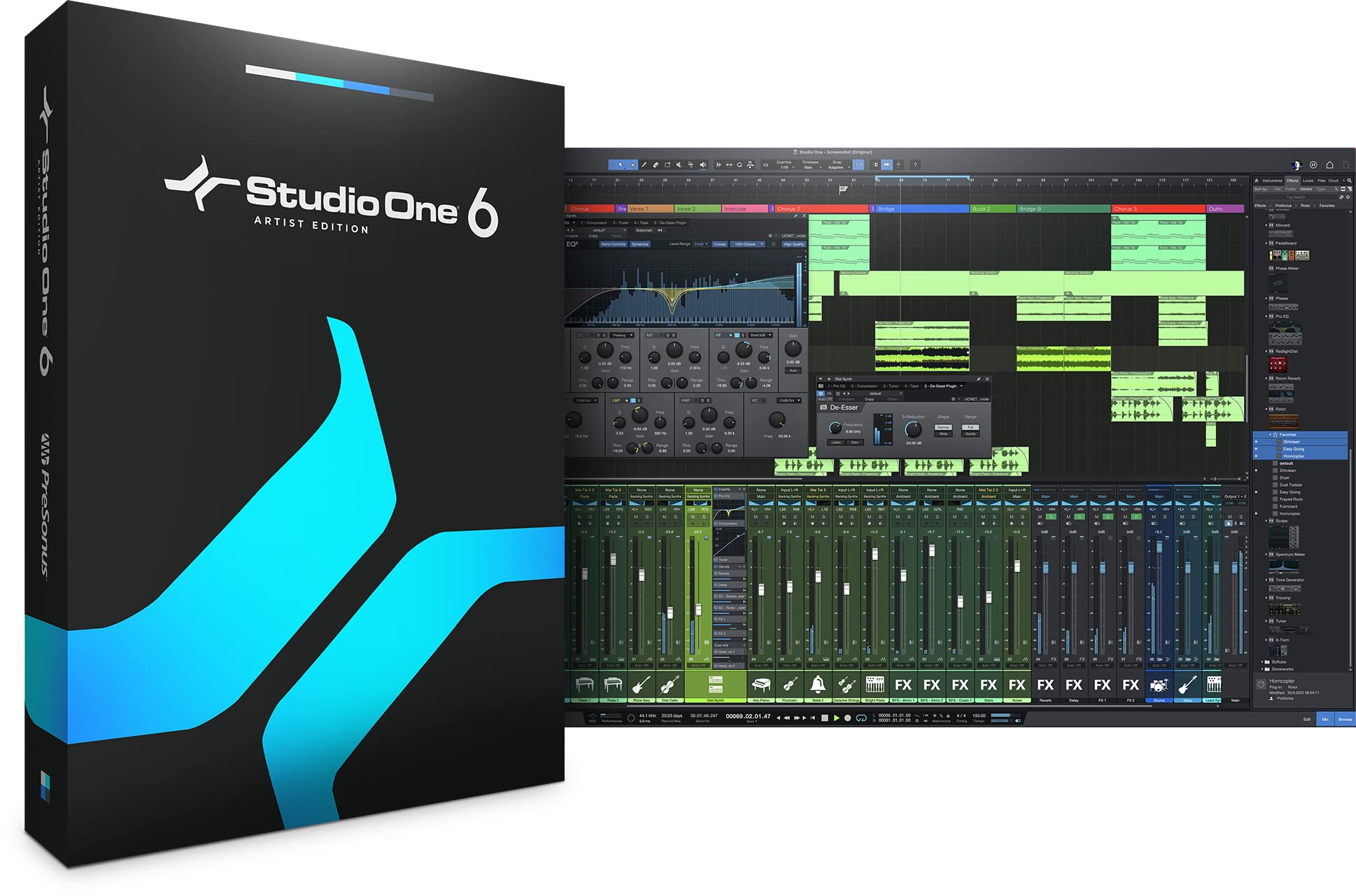 PreSonus AudioBox iTwo Studio USB 2.0 Recording Bundle with Interface, Headphones, Microphone and Studio One software