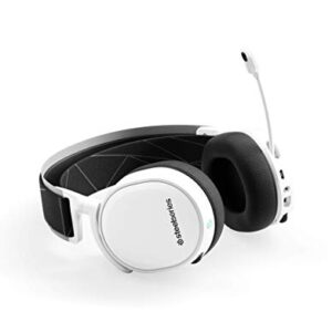 SteelSeries Arctis 7 - Lossless Wireless Gaming Headset with DTS Headphone: X v2.0 Surround - For PC and PlayStation 4 - White