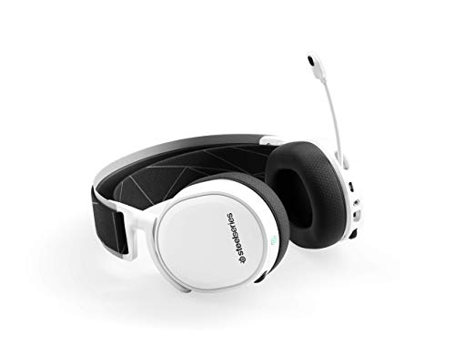 SteelSeries Arctis 7 - Lossless Wireless Gaming Headset with DTS Headphone: X v2.0 Surround - For PC and PlayStation 4 - White